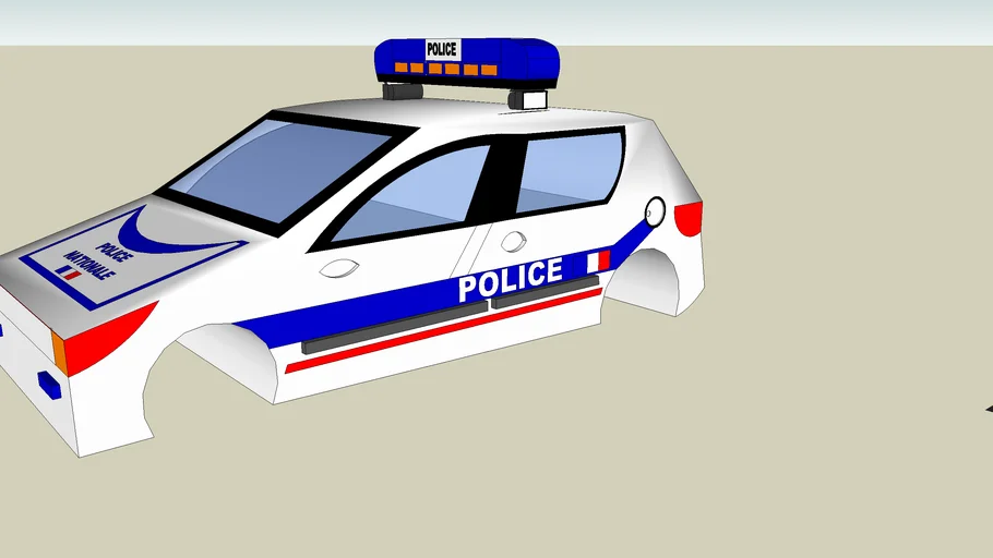 voiture police | 3D Warehouse
