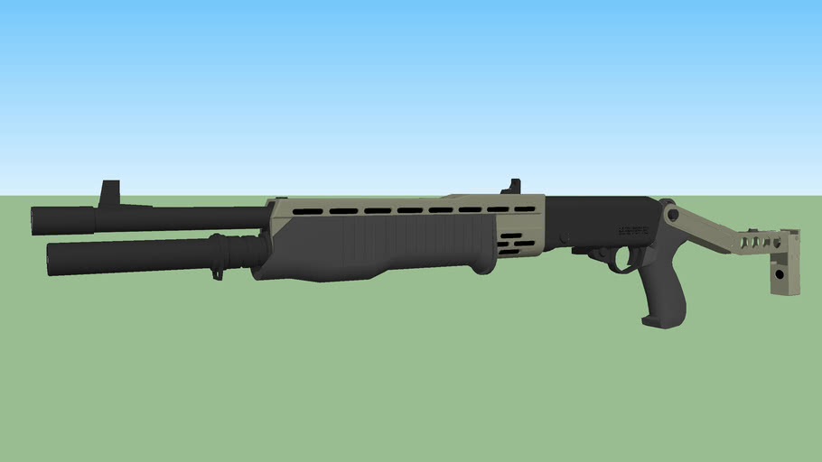 Franchi SPAS-12 w/ Folding Stock | 3D Warehouse
