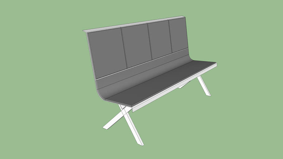 Modern bench | 3D Warehouse