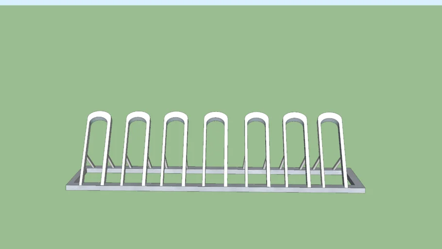 Ciclo parqueadero (bicycle rack) | 3D Warehouse