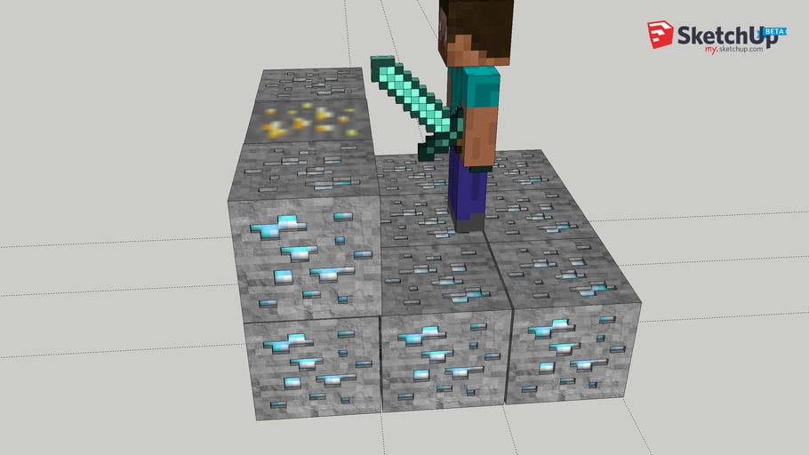 Hucha minecraft pere | 3D Warehouse