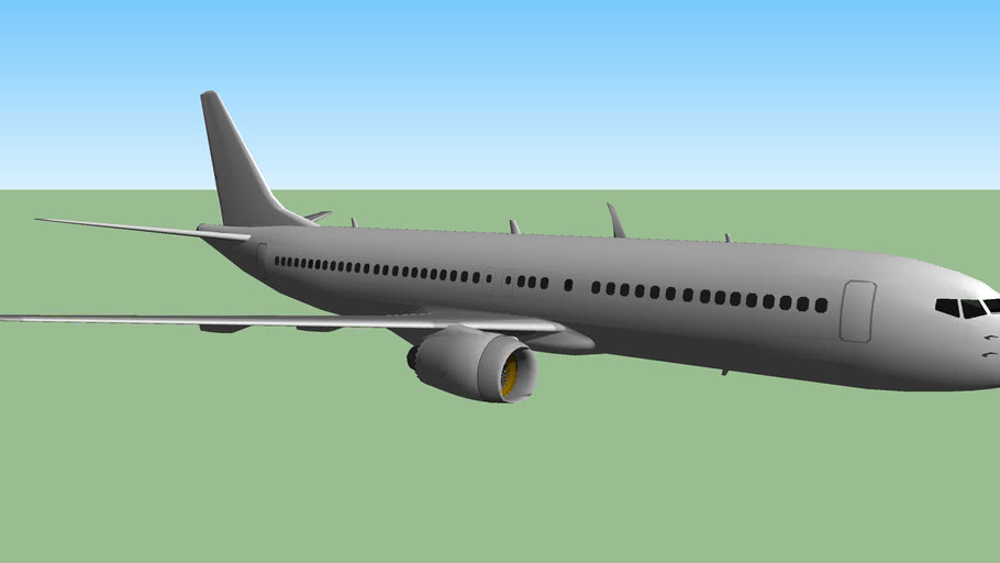 Template - Boeing 737 MAX 8 | 3D Warehouse