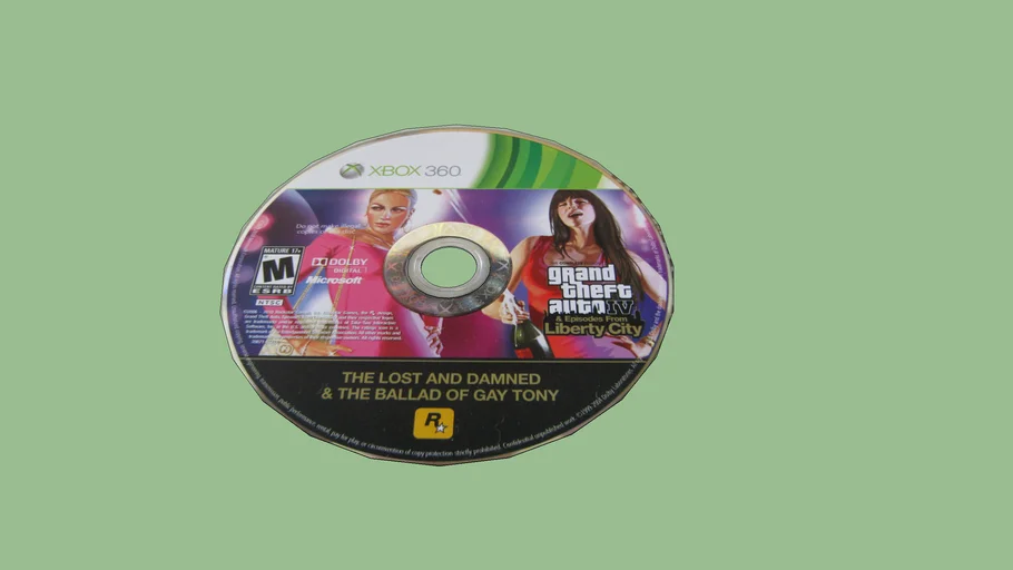 Grand Theft Auto Disk (Updated) | 3D Warehouse
