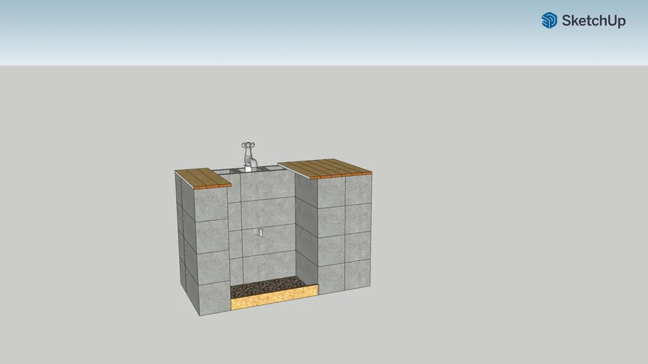 water station base model | 3D Warehouse