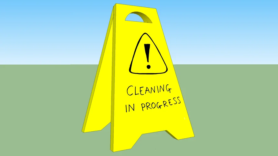 Floor Sign | 3D Warehouse