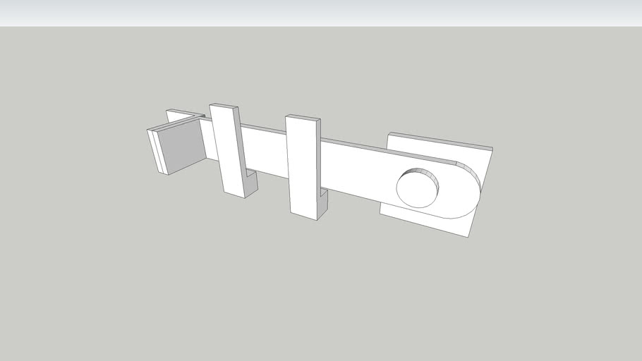Double Gate Latch | 3D Warehouse