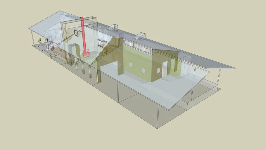 “LONG HOUSE” ERNIE DAVIS AUG06. | 3D Warehouse