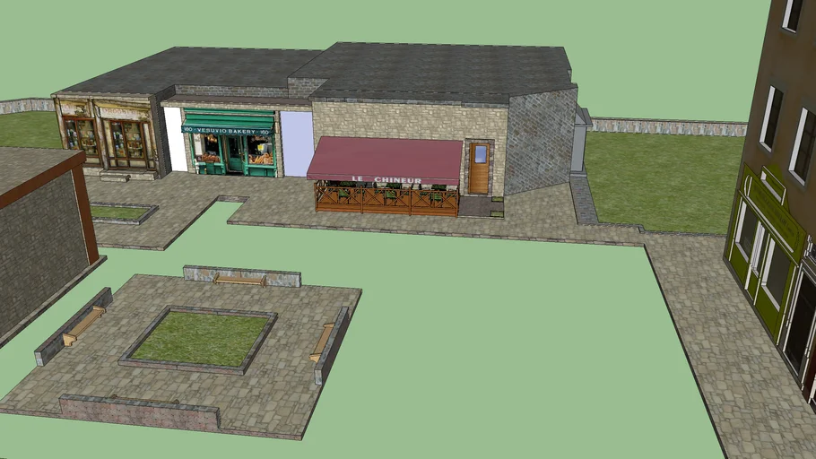 Antico borgo commerciale | 3D Warehouse