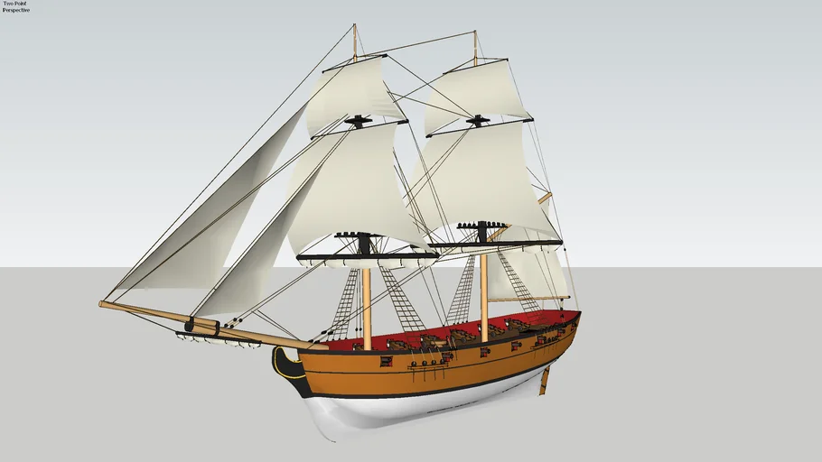 HMS Speedy (1782) | 3D Warehouse
