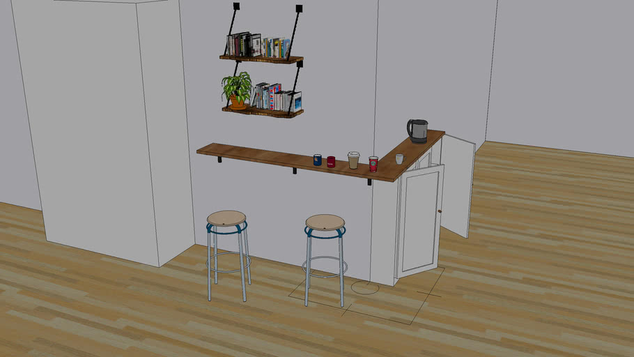 coffee corner office | 3D Warehouse