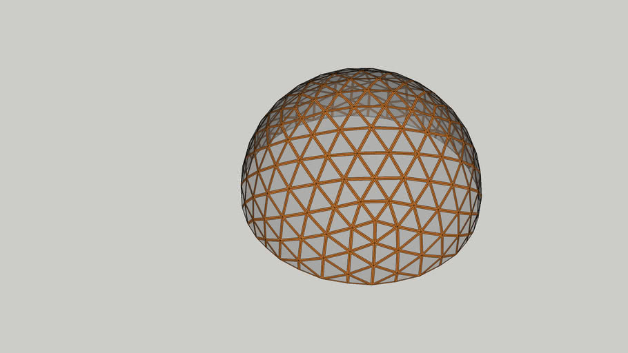 Wooden half dome | 3D Warehouse