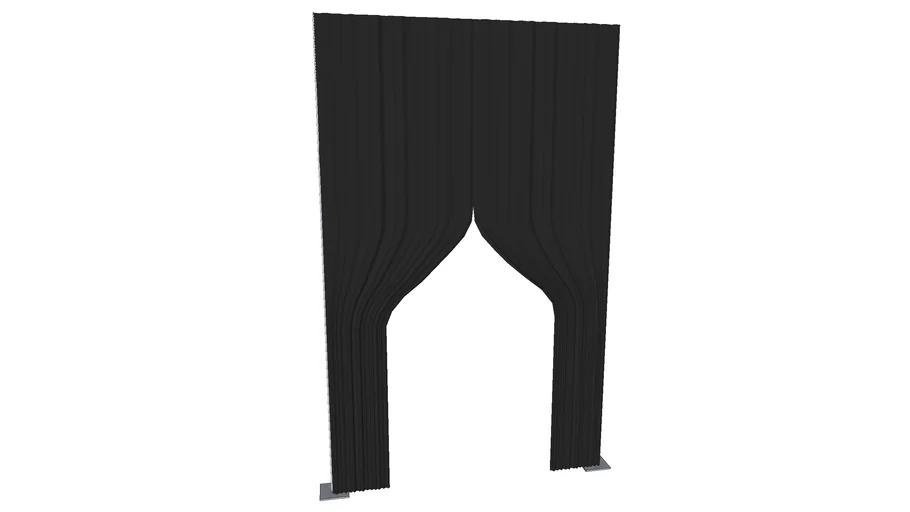 Drape Section 10' x 16' Swag | 3D Warehouse