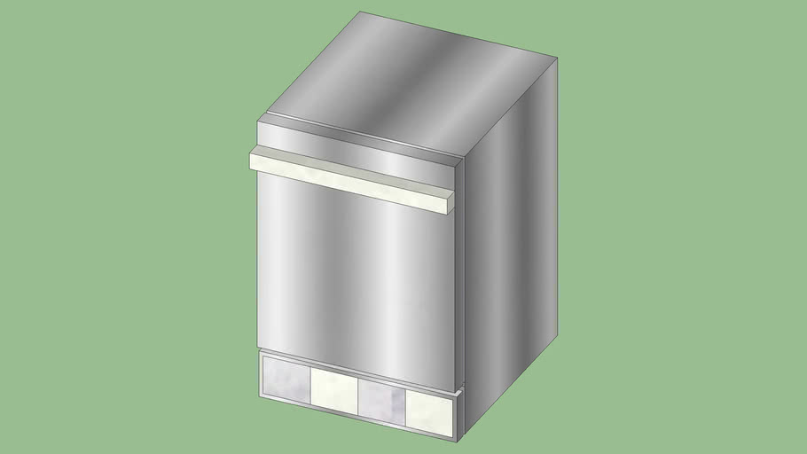 Modern Stainless Dishwasher | 3D Warehouse