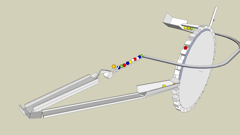 Ball Track - Proof of Concept (SketchyPhysics) | 3D Warehouse