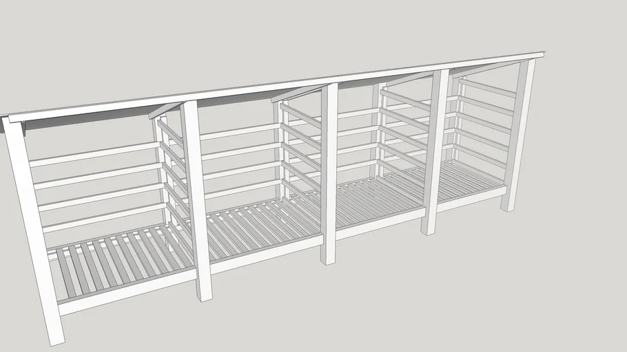 4.8m Log Store | 3D Warehouse