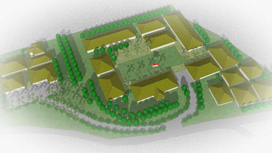 Site Plan Sekolah | 3D Warehouse
