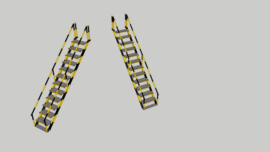 Ladder Hazard Markig | 3D Warehouse