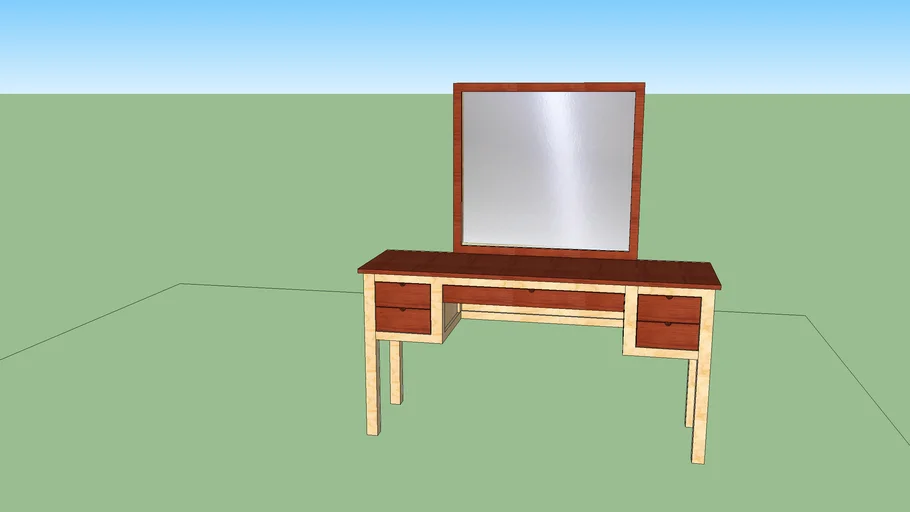 make up table | 3D Warehouse