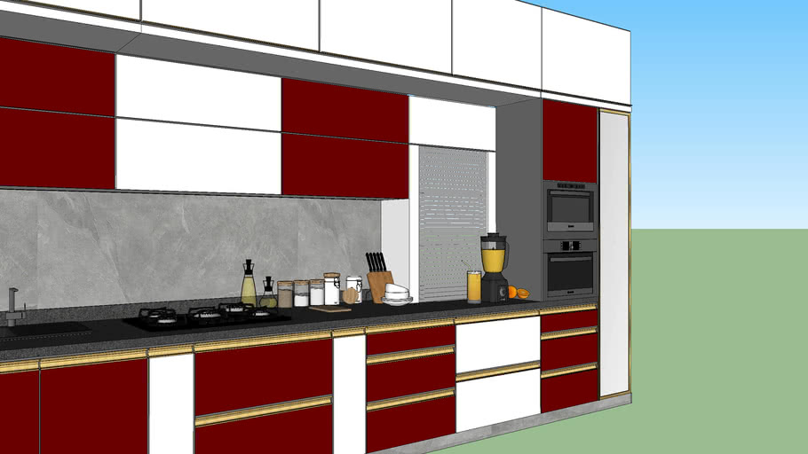 MODULER KITCHEN COUNTER 01 | 3D Warehouse