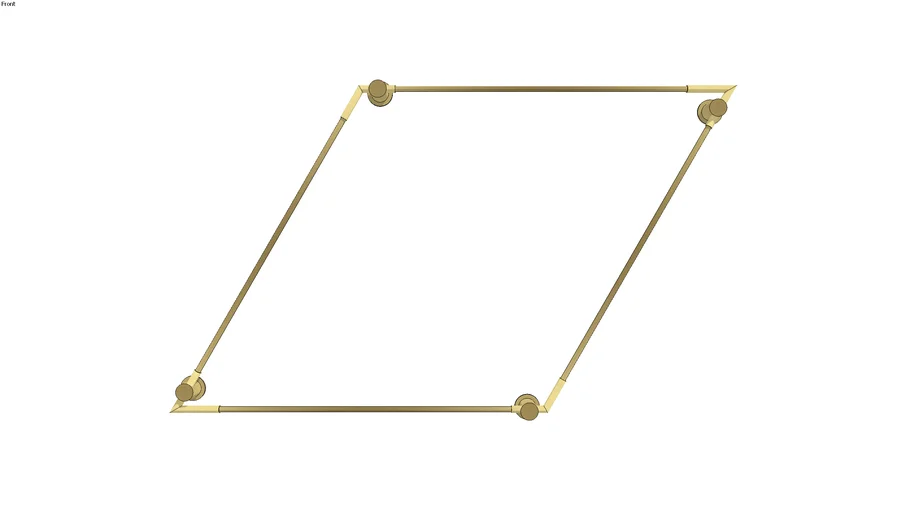 Juniper Lighting - Thin Primaries - Wall Mounted - Rhombus | 3D Warehouse