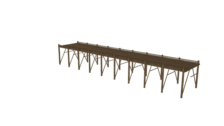 Wooden Bridge | 3D Warehouse