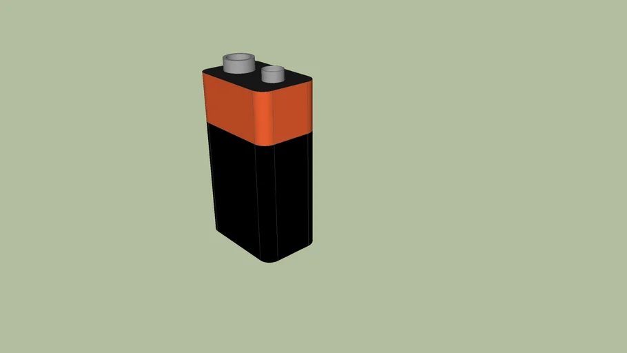 9V battery | 3D Warehouse
