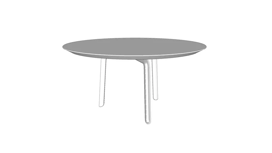 Mesa de jantar Grass redonda 150x150x075 - ST 20 | 3D Warehouse