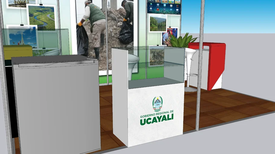 STAND 4X3 INFORMES Y VENTAS | 3D Warehouse