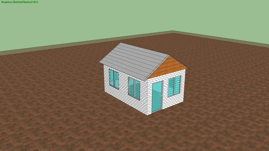 sp exploding hut | 3D Warehouse