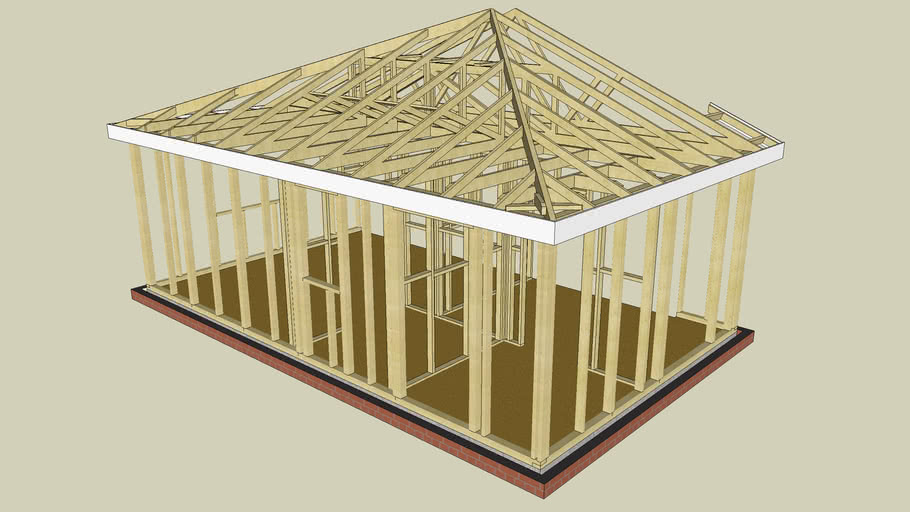 Timber Frame Extension | 3D Warehouse