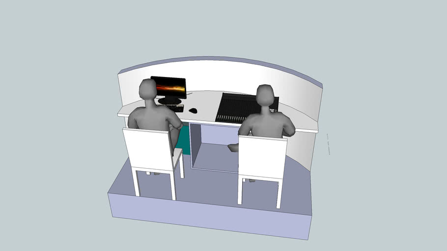 Sound/Computer booth | 3D Warehouse