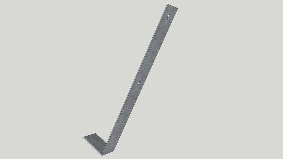 Purlin Sill Concrete Anchor Simpson StrongTie PA18 | 3D Warehouse