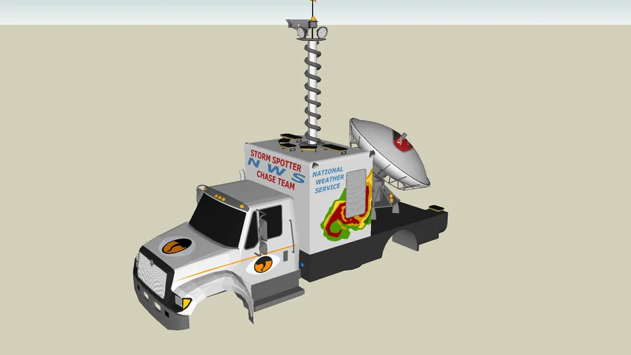 SKYWARN storm spotter truck | 3D Warehouse