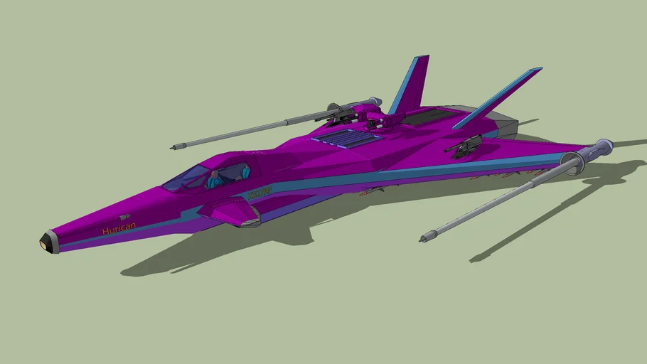 X327AF Hurricane - class fighter | 3D Warehouse