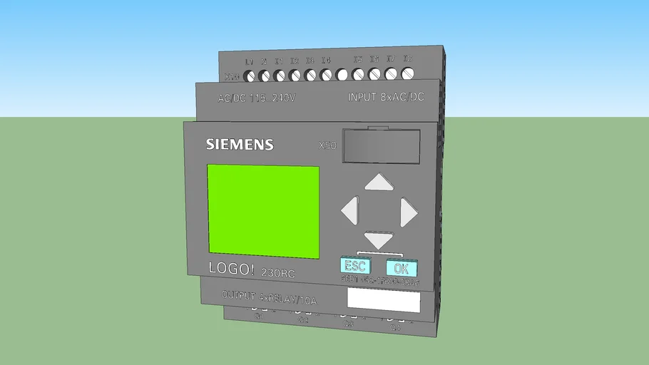 SIEMENS LOGO Basic 230RC 0BA6 | 3D Warehouse