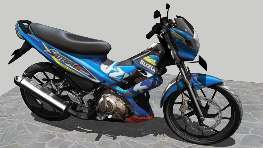 xe suzuki satria | 3D Warehouse