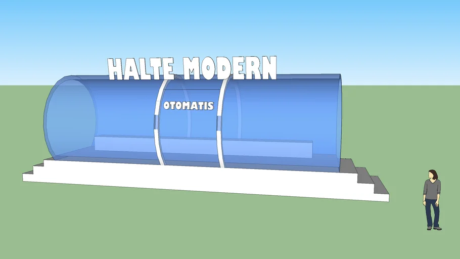 MEMBUAT HALTE oleh ASTRID & FAIRUZIA R | 3D Warehouse