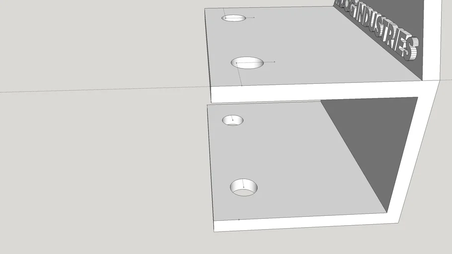 MDOG INDUSTRIES Rack Standoff | 3D Warehouse