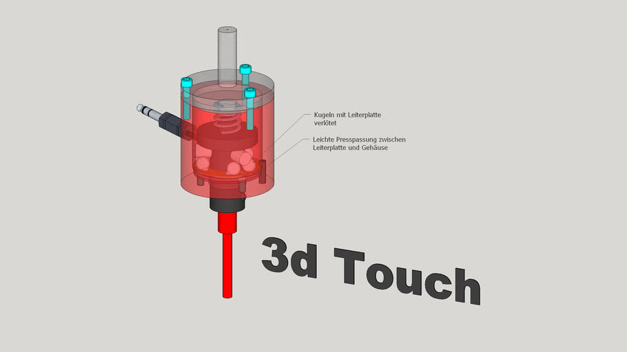 CNC 3d TOUCH SENSOR DIY | 3D Warehouse