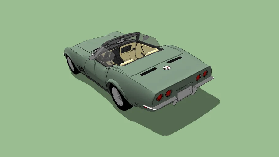 Chevrolet Corvette C3 Convertible | 3D Warehouse