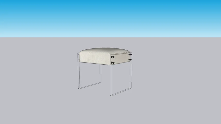 Acrylic Ottoman | 3D Warehouse