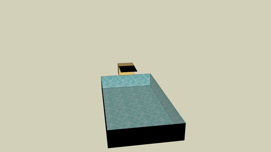 Swimming Pool with Diving Board | 3D Warehouse