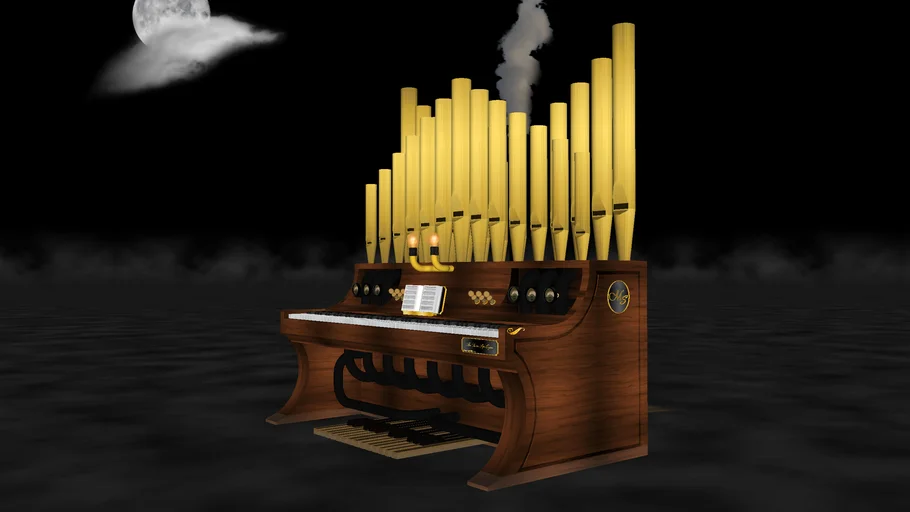 Steampunk steam pipe organ. | 3D Warehouse