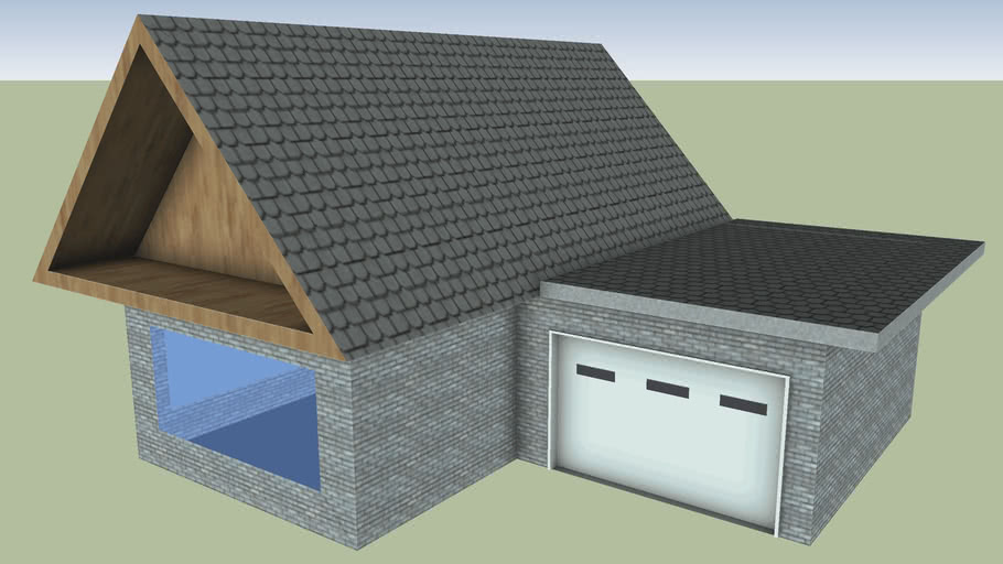 Simple house Render to Texture | 3D Warehouse