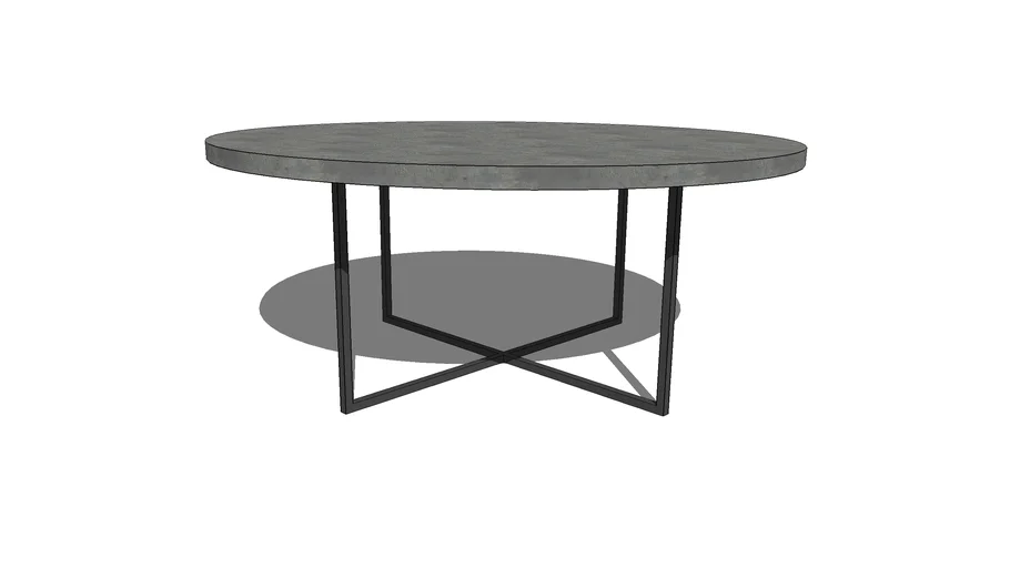 Round dining table 1 | 3D Warehouse