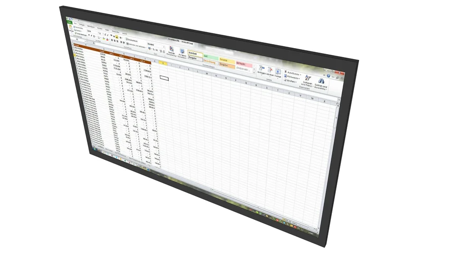 Samsung 55' LCD LED-Display | 3D Warehouse