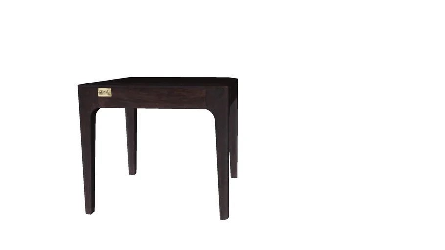 81262 Brooklyn Walnut Side Table 50x50cm | 3D Warehouse