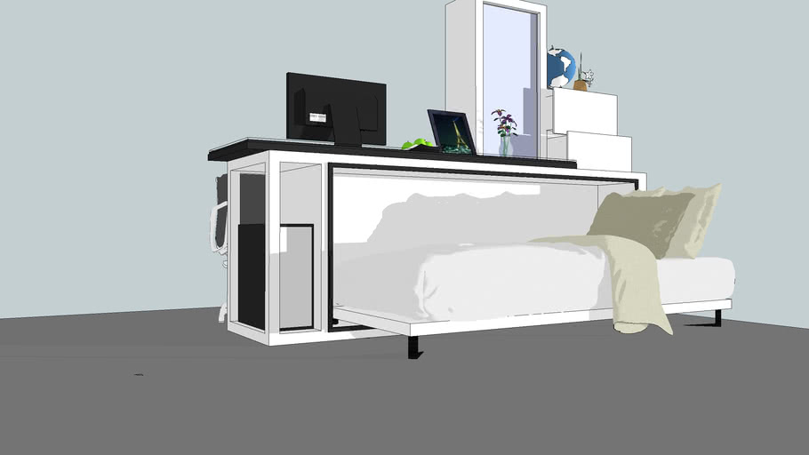 table and bed | 3D Warehouse