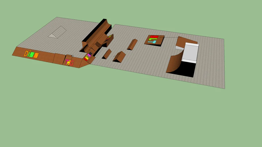 skate parc | 3D Warehouse