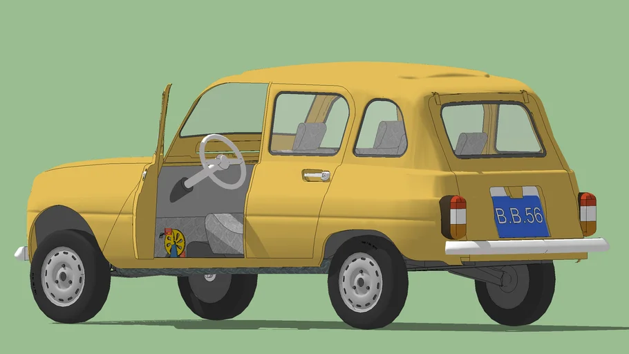 Une 4L écolo | 3D Warehouse